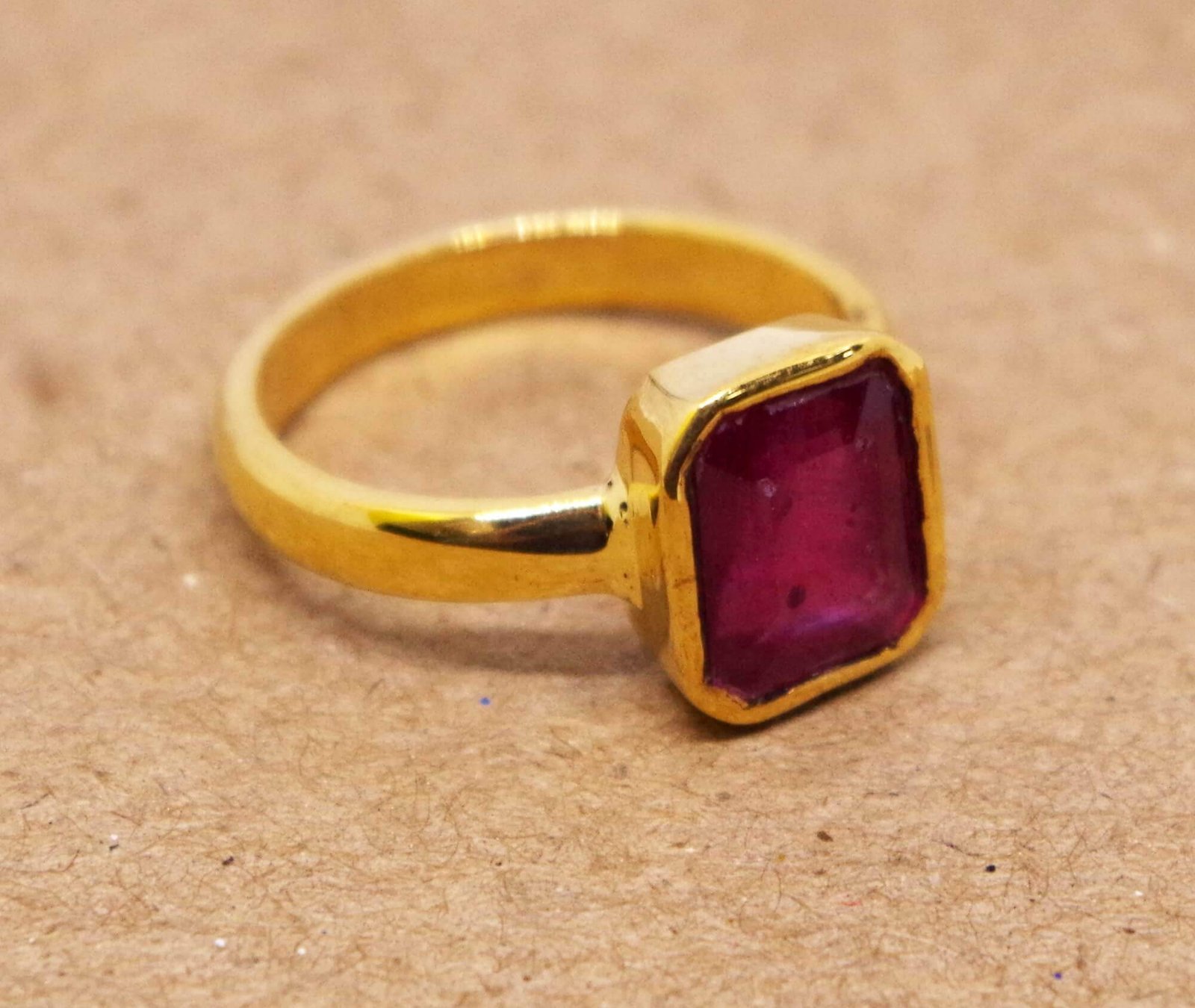 100% Natural Ruby Ring | Manak Ring At Affordable Price.