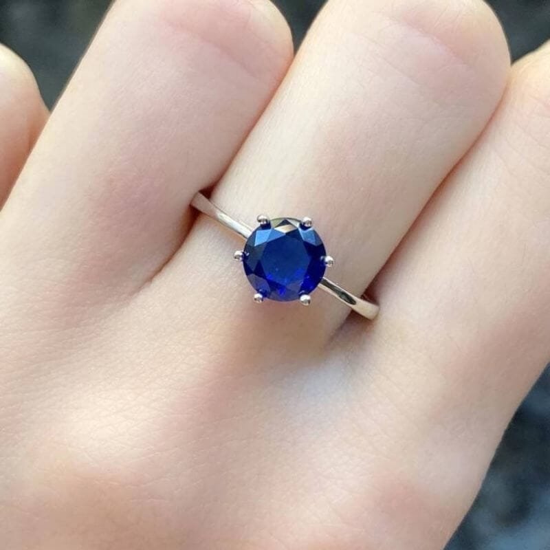 Natural And Certified Blue Sapphire Ring | Neelam Rings