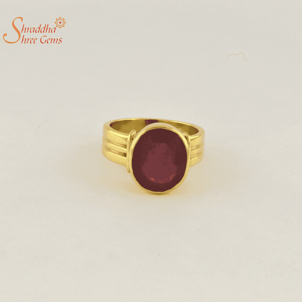 Laboratory Certified Ruby/Manik Ring In Panchdhatu | Manik Ring In ...