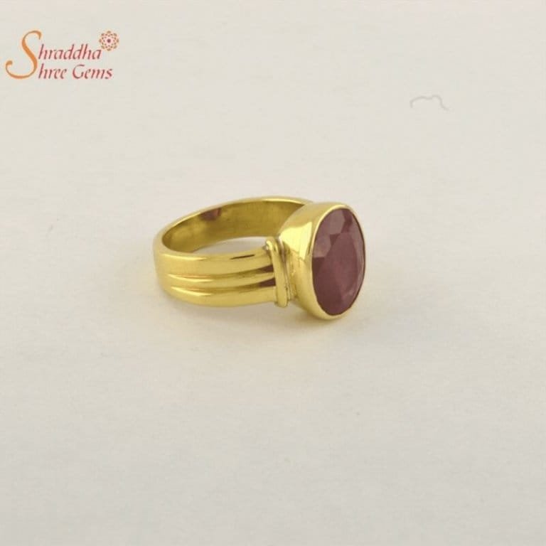 100% Natural & Certified Ruby Ring (Manik) at Best Price