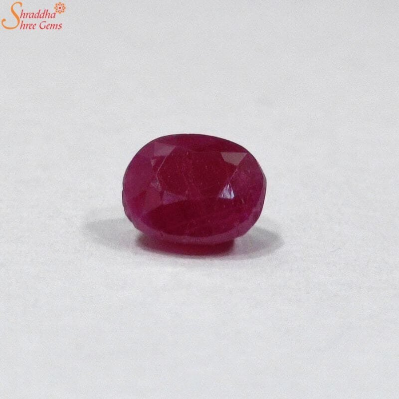 Natural Burma Ruby Gemstone, Burmese Manik Stone - Shraddha Shree Gems