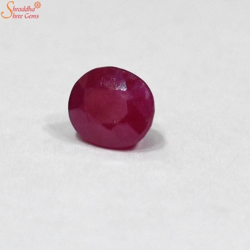 Natural Burma Ruby Gemstone, Burmese Manik Stone - Shraddha Shree Gems