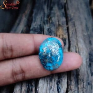 Untreated Iran Turquoise Gemstone, Firoza Stone - Shraddha Shree Gems