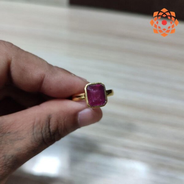 Natural Ruby Ring | Certified Manik Gemstone Ring